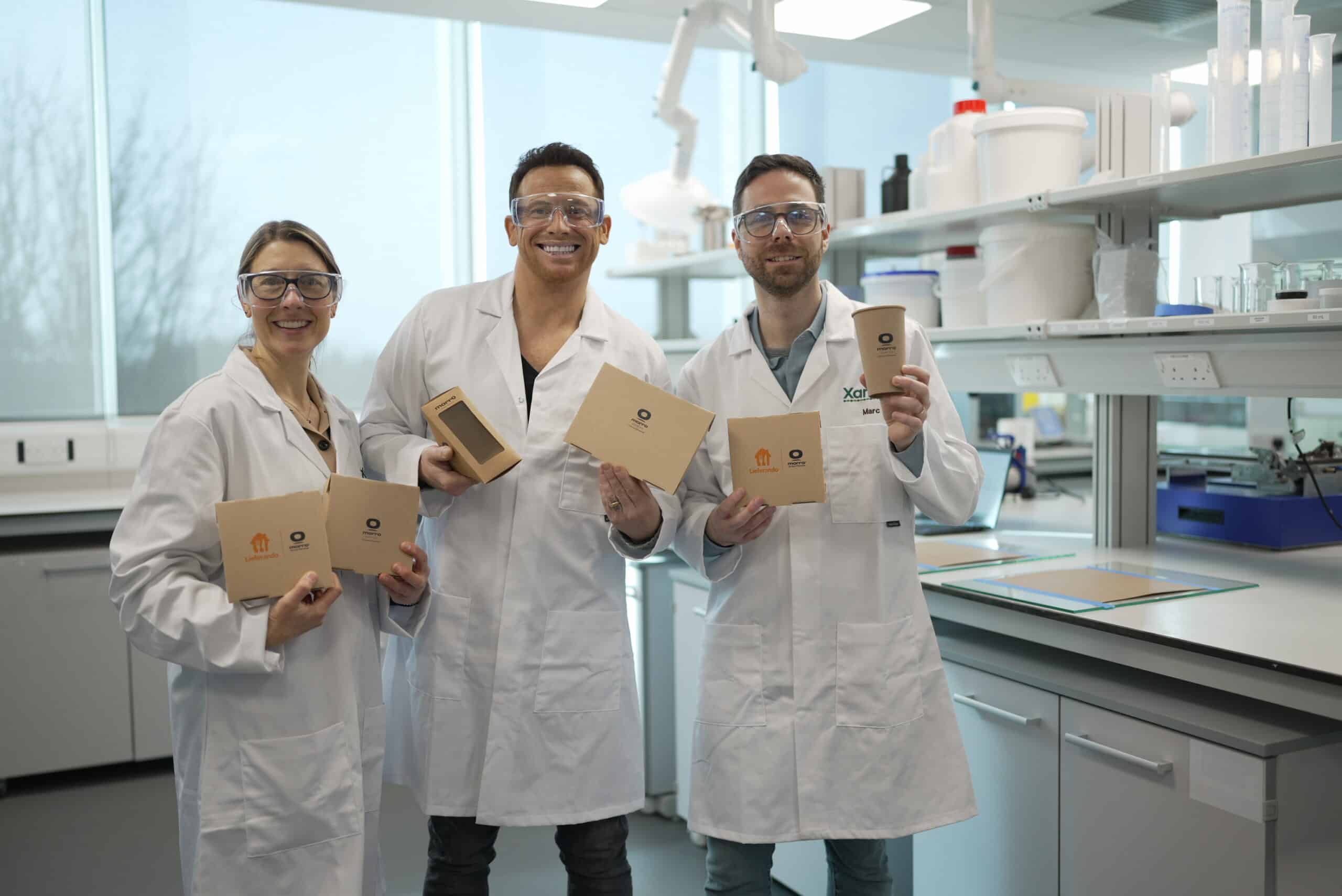 Joe Swash explores plastic-free Morro™ materials in new meal deal documentary - Xampla